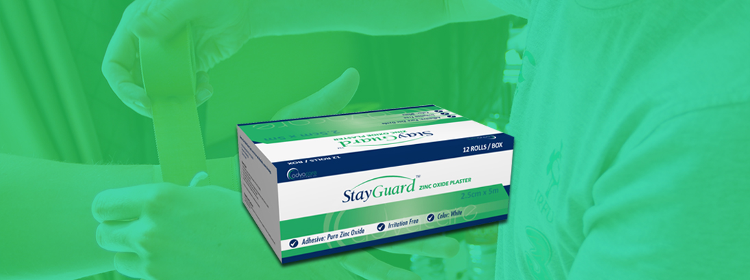 Zinc Oxide Plaster Tape | StayGuard Skin & Wound Care